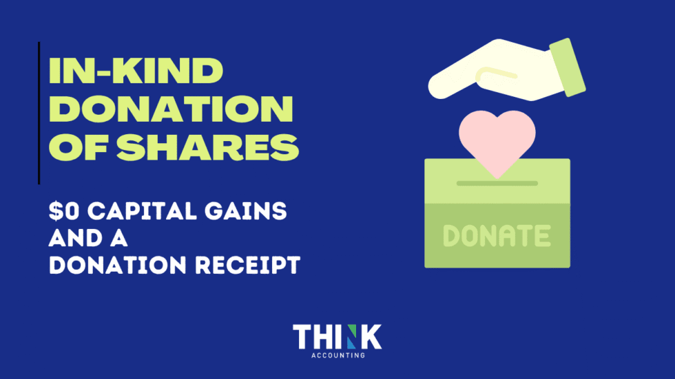 In-Kind Donation of Shares: No Capital Gains, Yes Donation Credit